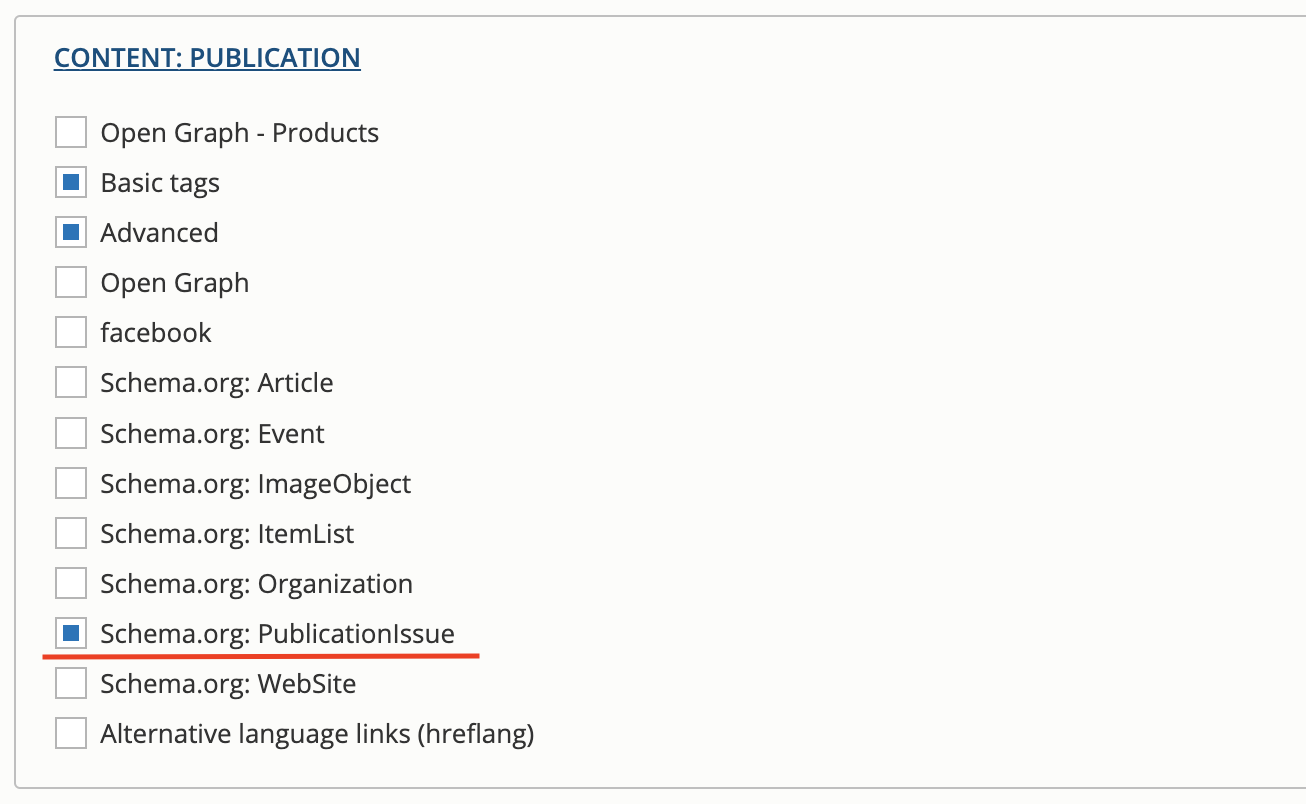 Schema.org - PublicationIssue | Drupal.org